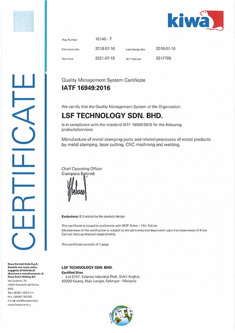 website of LSF Technology